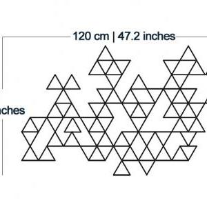 Geometric Triangles Wall Art Decal Sticker Home Decor For Housewares on ...