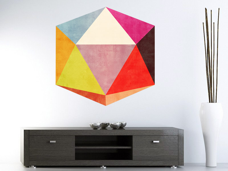 geometric wall decals